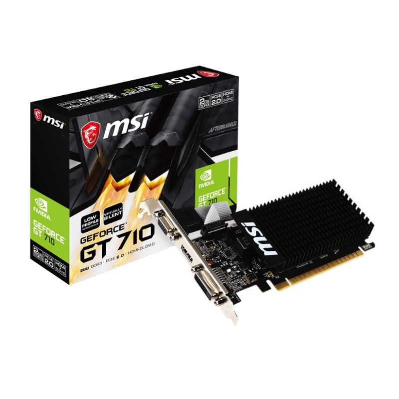 MSi GT710 2GB DDDR Low Profile Graphics Card | MatzoTech